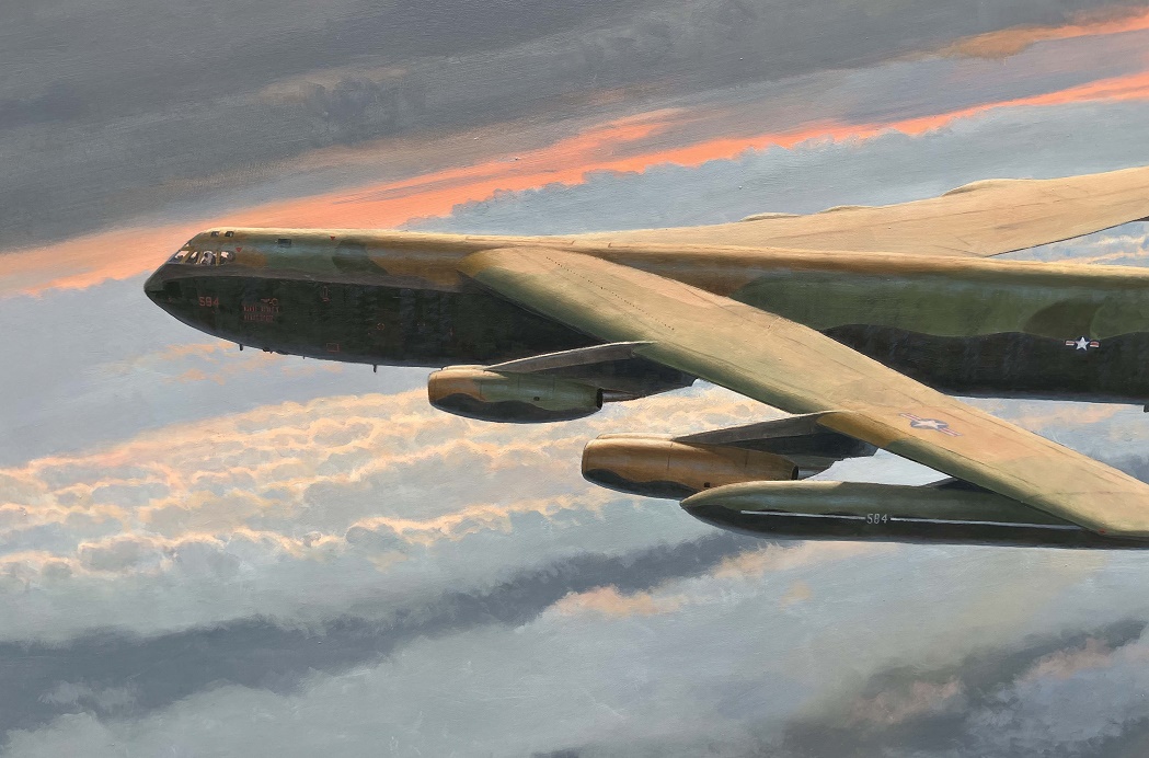 B-52 painting by Steven Heyen